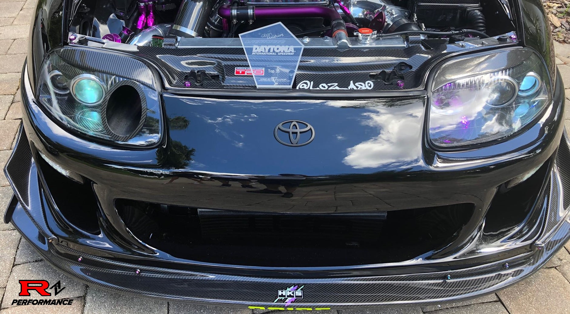 LOZ Customs Toyota Supra A80 MK4 Headlight Duct Modification