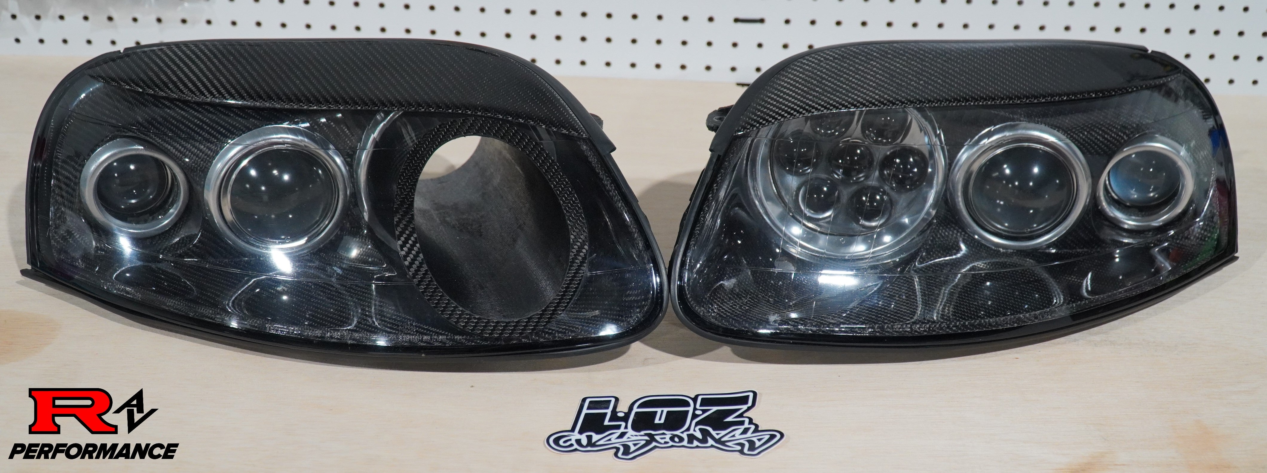 LOZ Customs Toyota Supra A80 MK4 Headlight Duct Modification