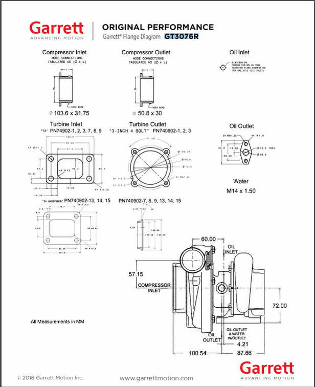 Garrett GT3076R DBB BoltOn 525hp TurboKit RB20/25DET Skyline R32/33/34